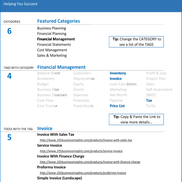Simple Invoice Excel (Landscape) - The Synergy Group AG